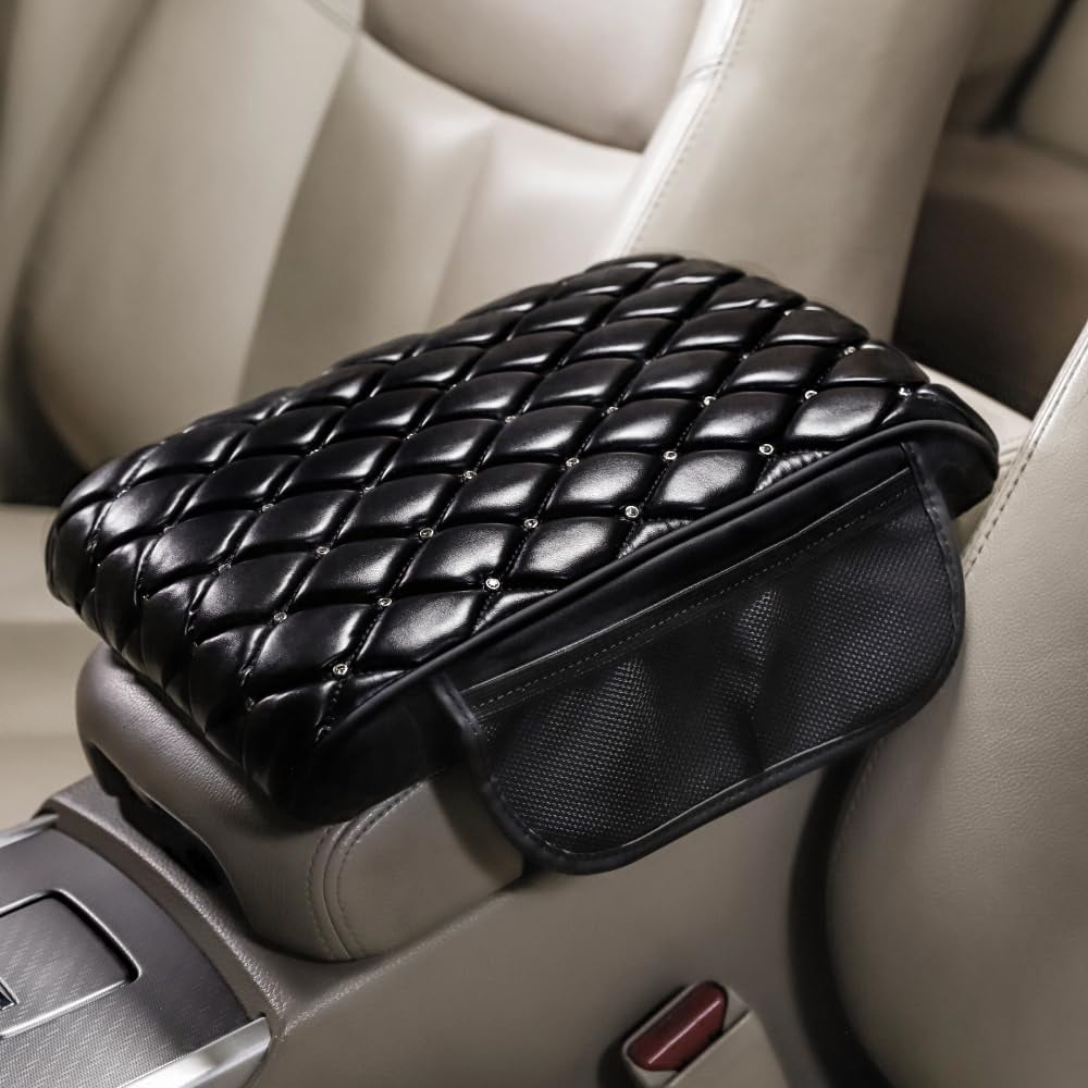 Memory Foam Car Armrest SSF20 Cushion, Luxury Auto Console Arm Rest ...