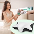 Memory Foam Cervical Pillow, 2-in-1 Ergonomic Neck Support Pillow with ...