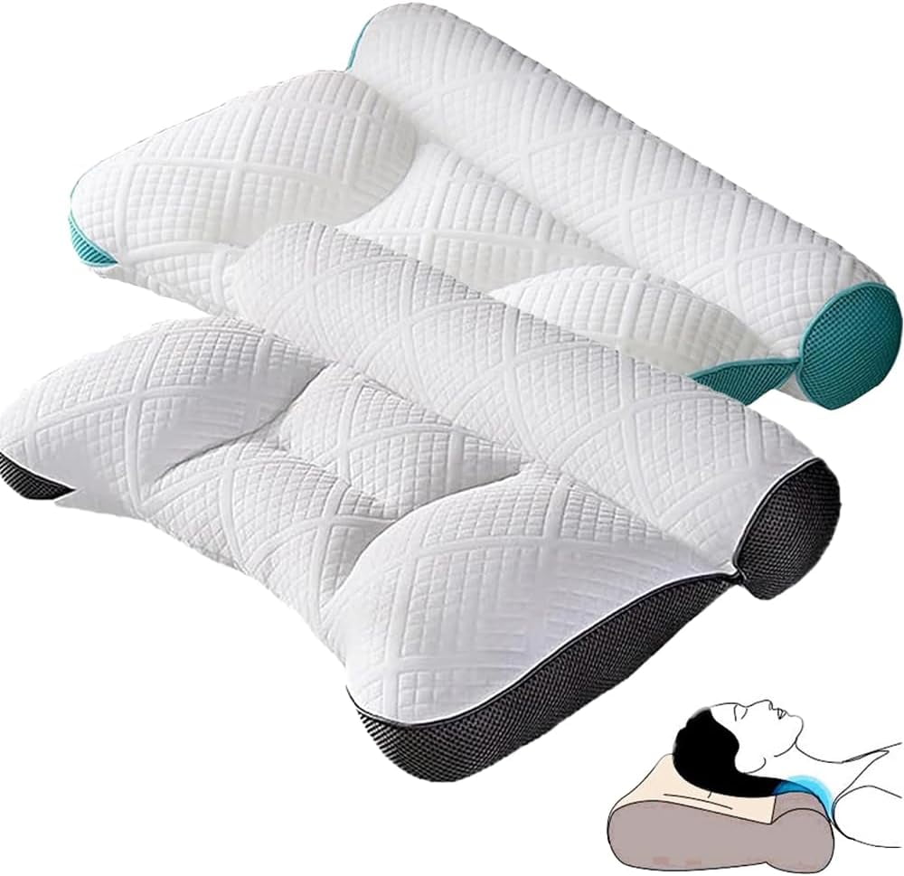 Memory Foam Cervical Pillow,Sleep Enhancing Cervical Support Comfort ...