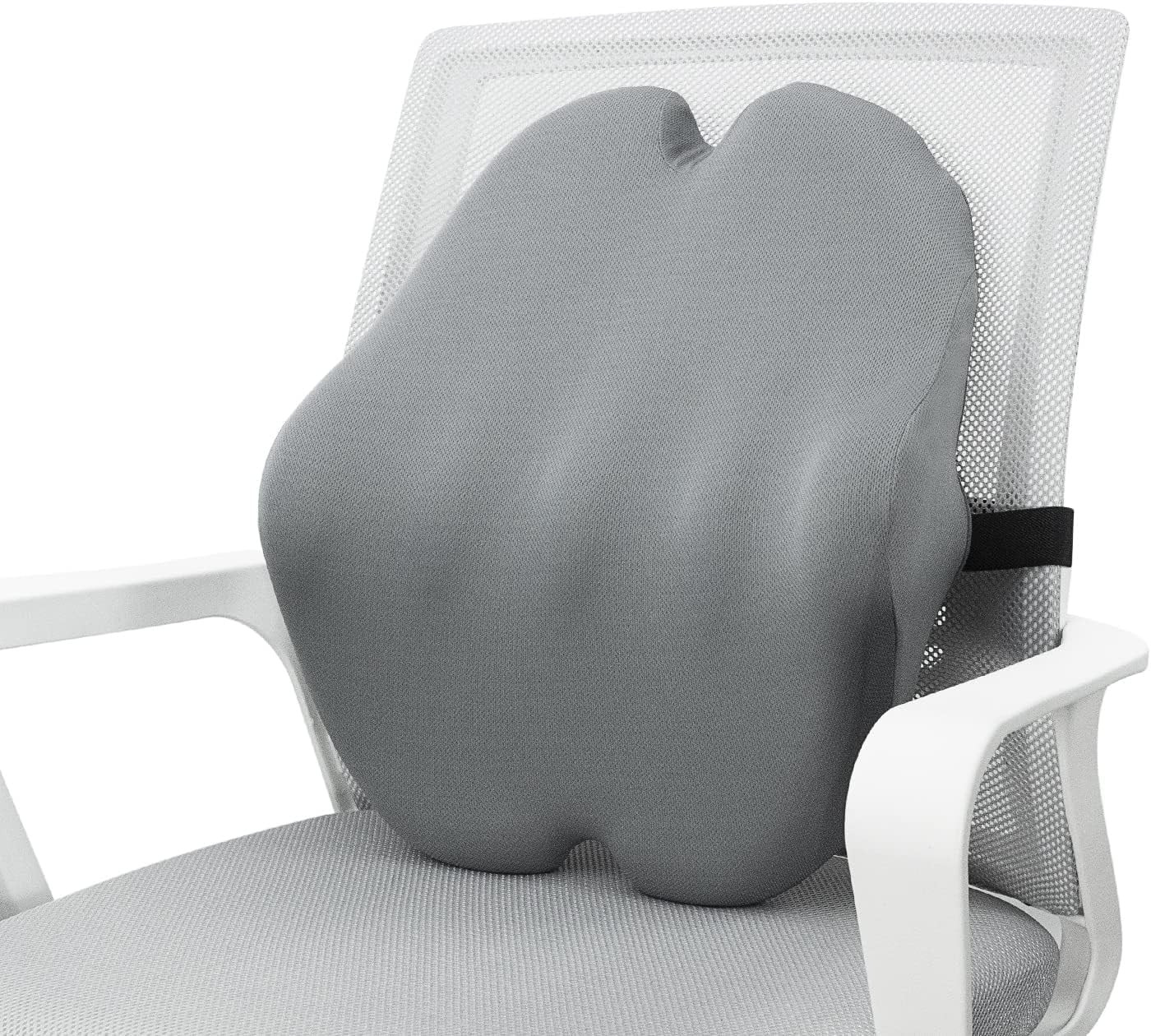 Memory Foam Comfort Lumbar Support Pillow for Office Chair and Car Seat ...