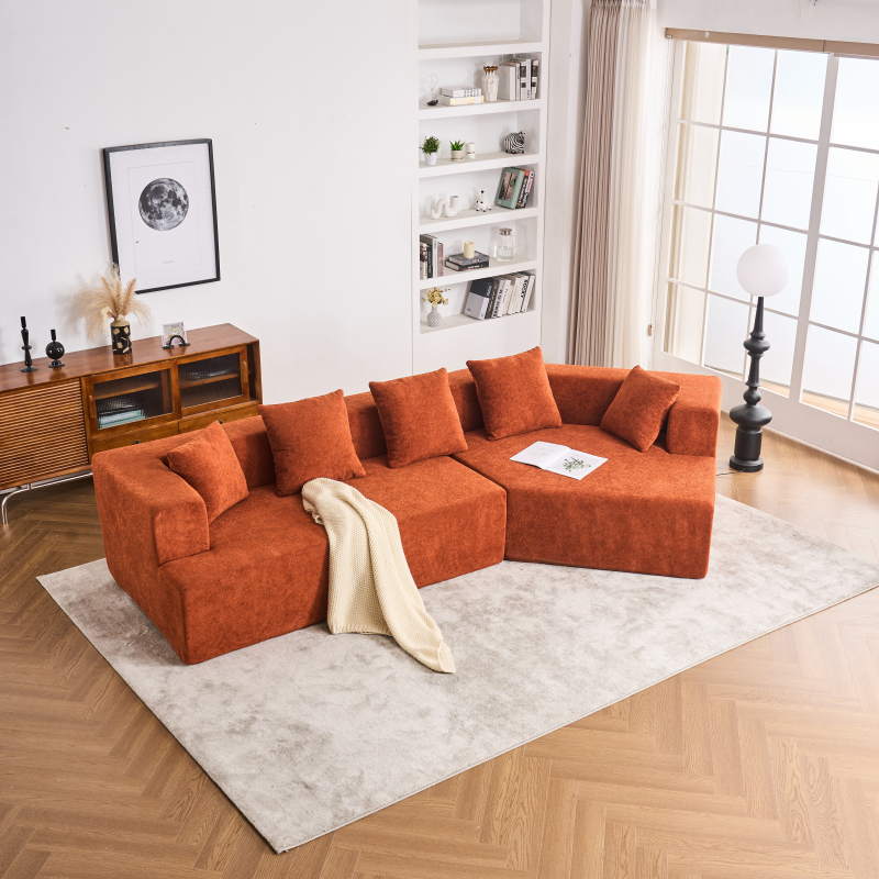 Memory Foam Couch, No Installation & Easy to Transport, Deep Seat ...