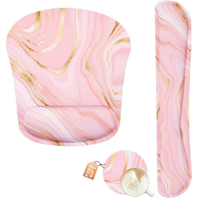 Memory Foam Ergonomic Keyboard Wrist Rest Pad and Mouse Wrist Rest ...