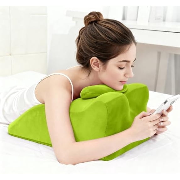 Memory Foam Ergonomic Wedge Pillow, Multi-Position Support Pillow ...