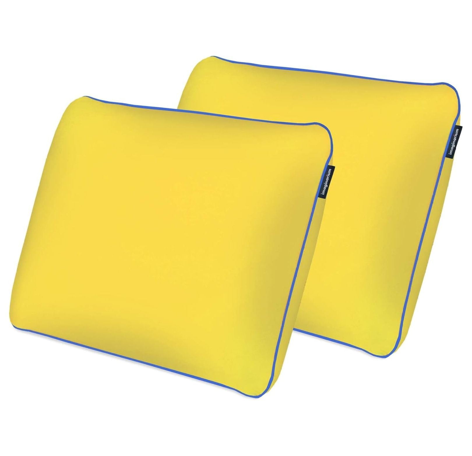 Memory Foam Fun Pillow with Cool to The Touch Cover 2-Pack (Lemon ...