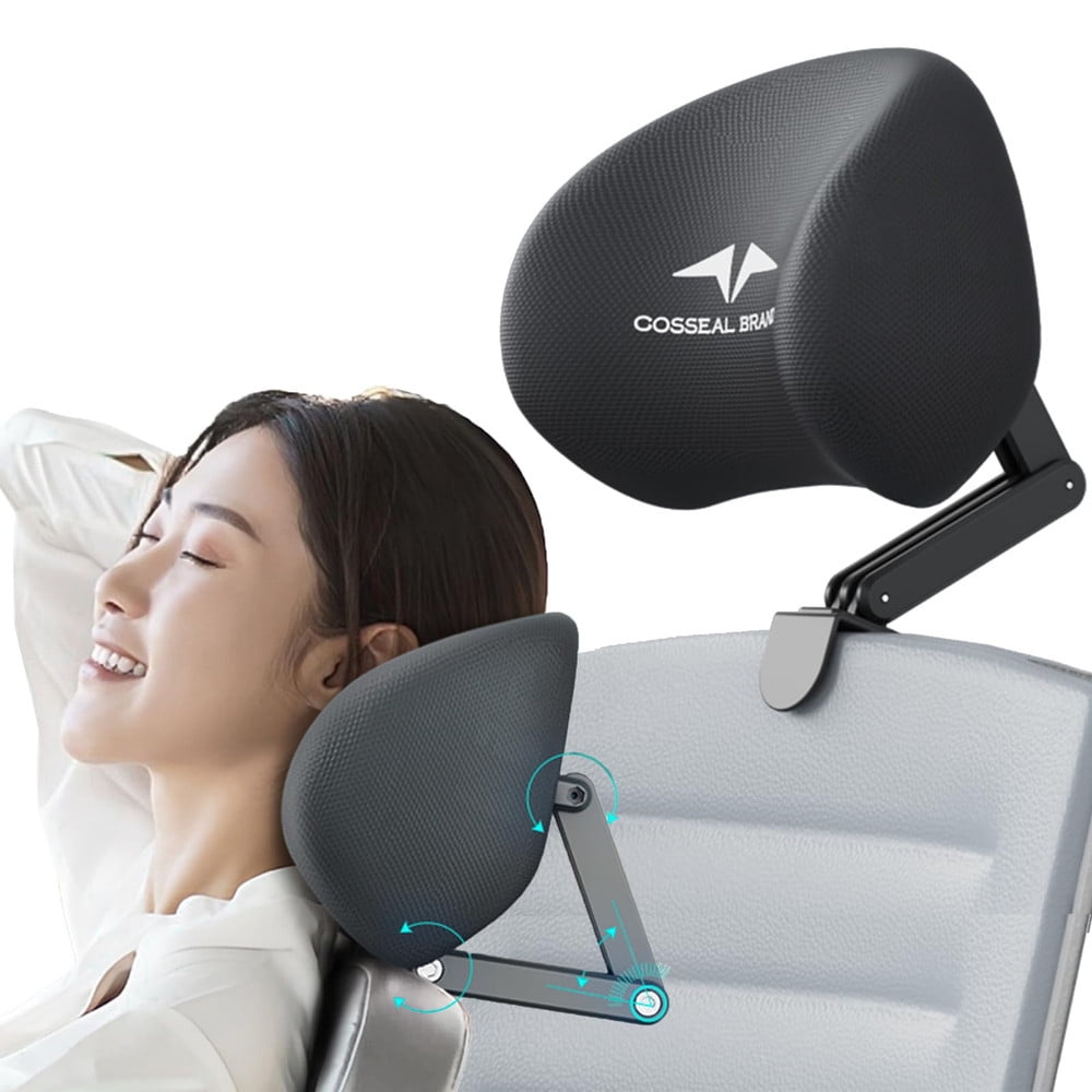 Memory Foam Headrest Attachment for Office Chair, Attachable Chair Head ...