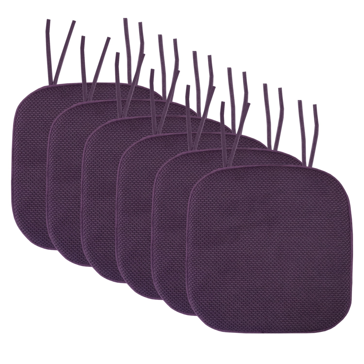 Free Shipping! Memory Foam Honeycomb Non-Slip Back Chair Cushion Pad ...