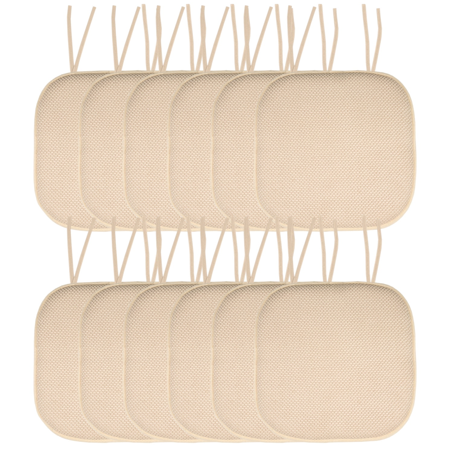 Free Shipping! Memory Foam Honeycomb Non-Slip Back Chair Cushion Pad ...