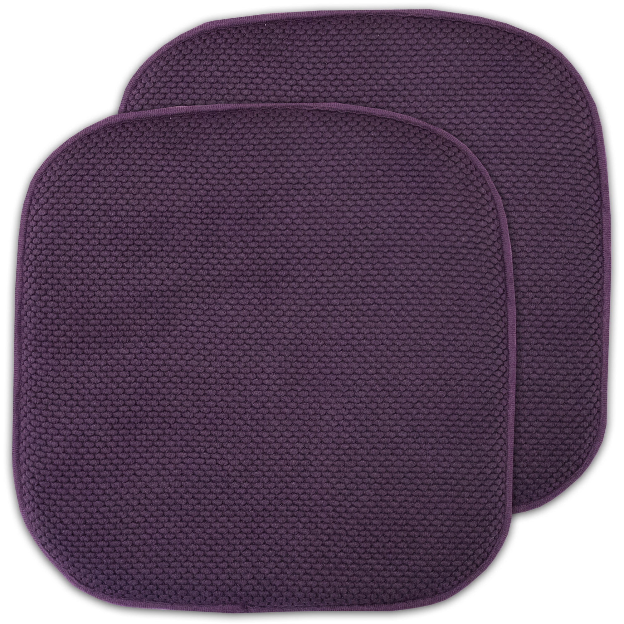 Memory Foam Honeycomb Non-Slip Back Chair/Seat 16" x 16" Cushion Pad 2 ...