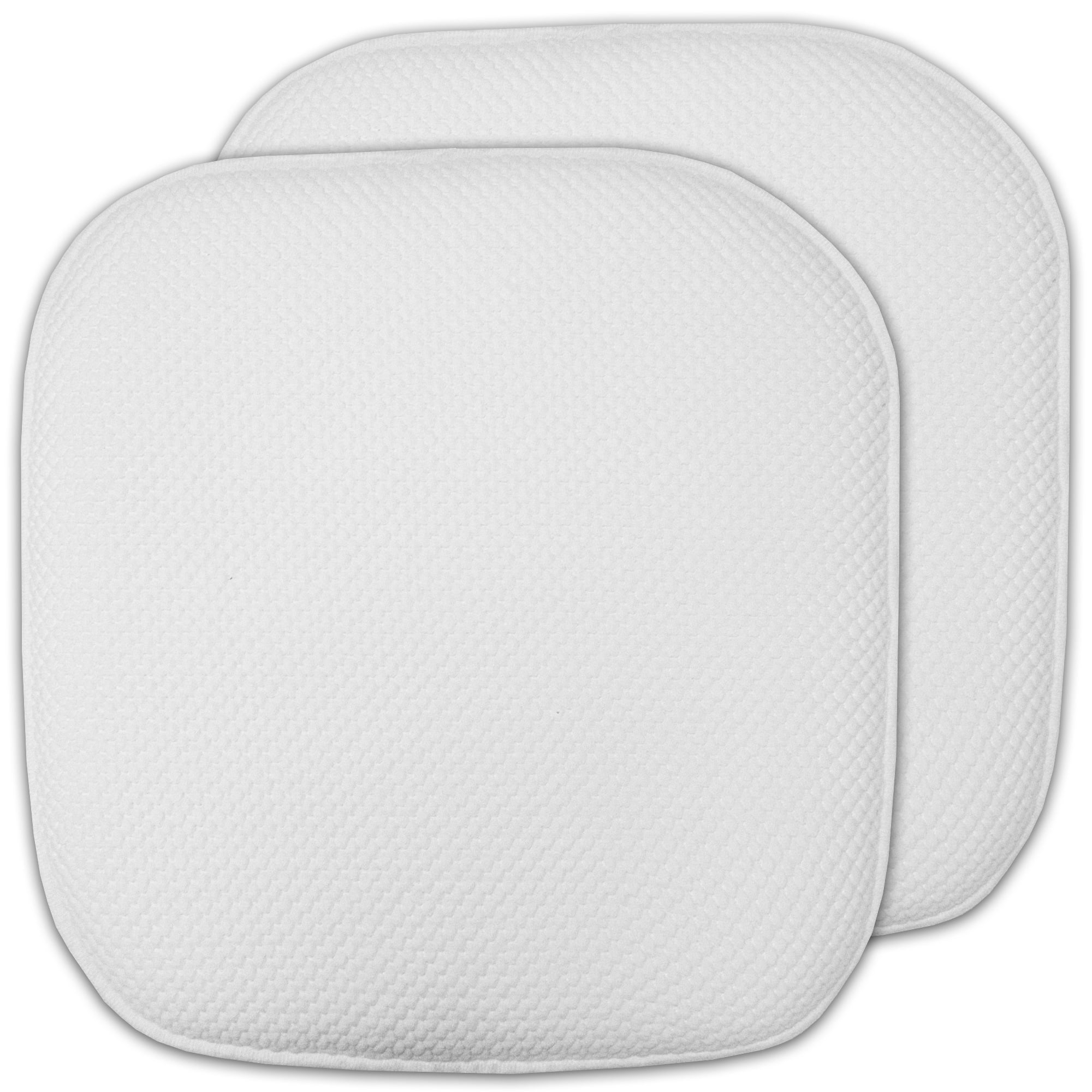 Memory Foam Honeycomb Non-Slip Back Chair/Seat 16" x 16" Cushion Pad 2 ...