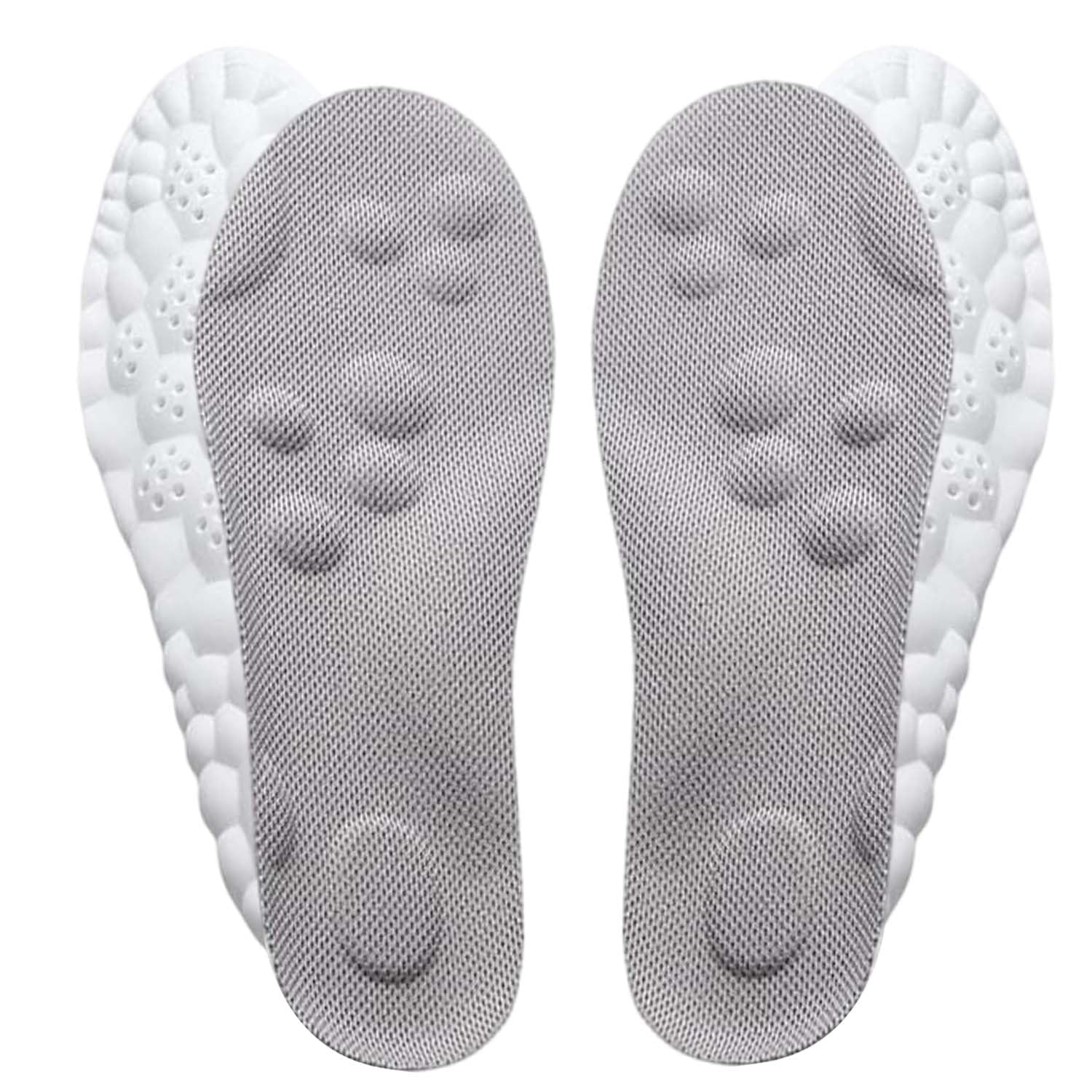 Memory Foam Insoles for Men Women, 4D Cloud Cushion Shoe Inserts with ...
