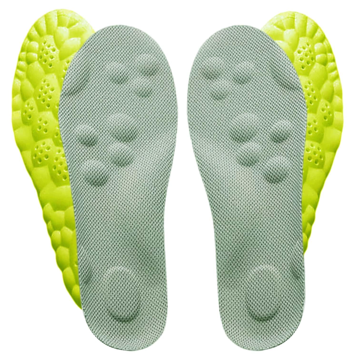 Memory Foam Insoles for Men Women, 4D Cloud Cushion Shoe Inserts with ...