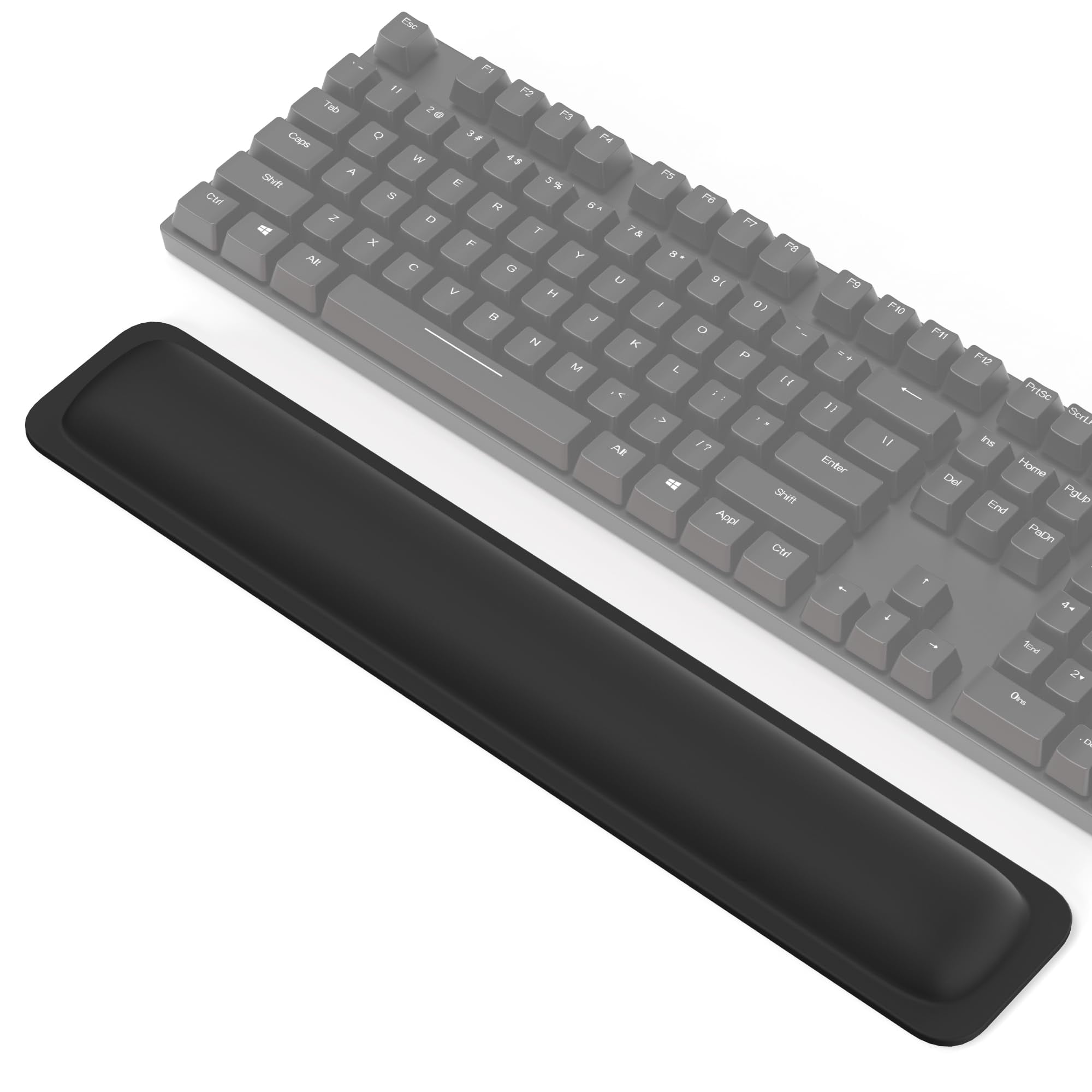 Memory Foam Keyboard Wrist Rest, Thick Ergonomic Support Pad for Pain ...