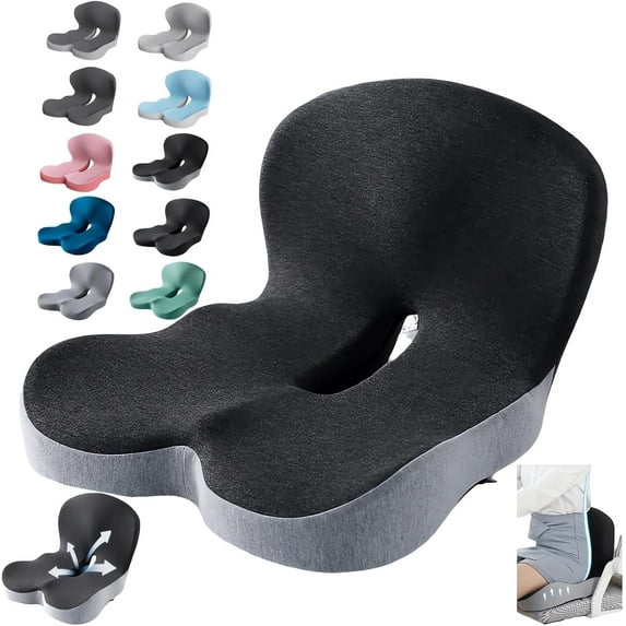 Memory Foam L-Shaped Integrated Seat Cushions for Car Truck Driver ...