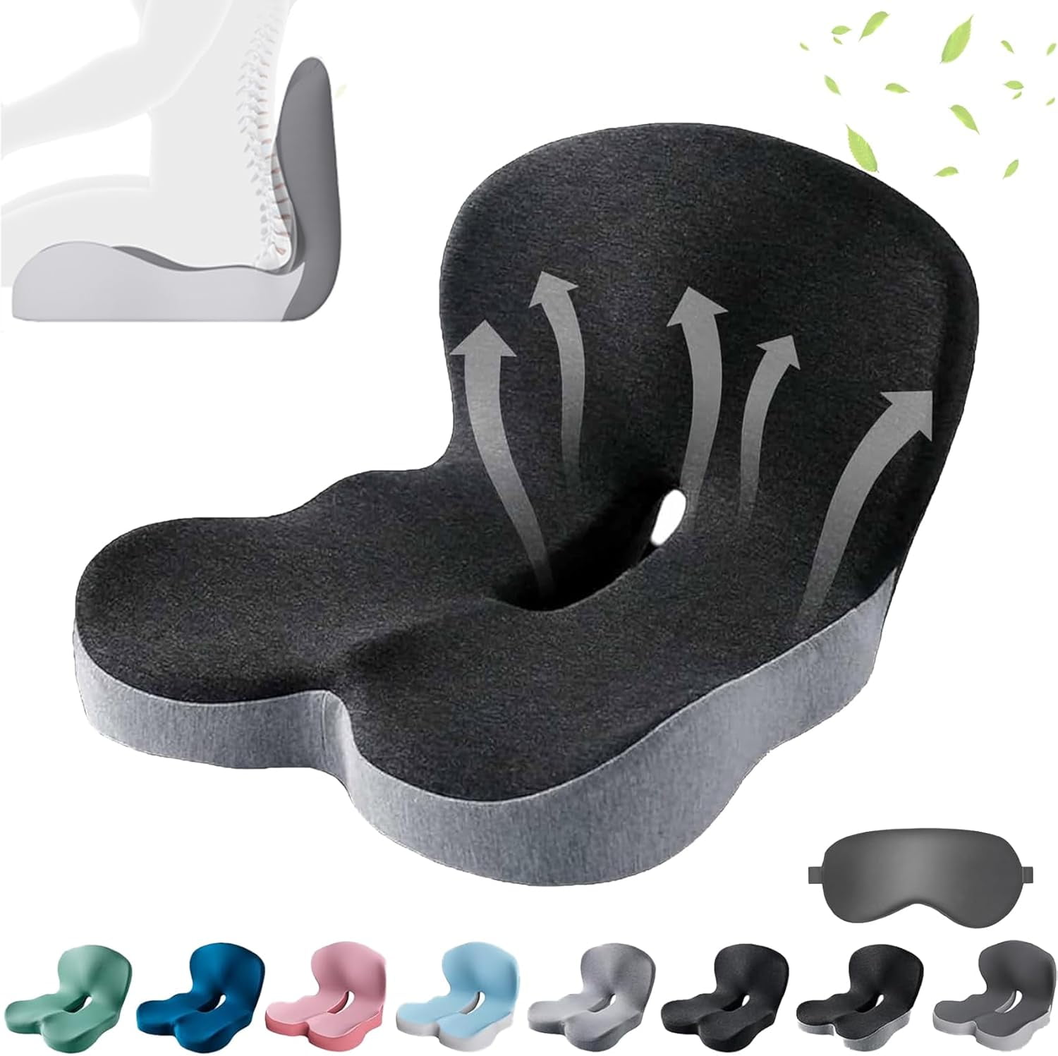 Memory Foam L-Shaped Integrated Seat Cushions, Memory Foam L Shaped ...