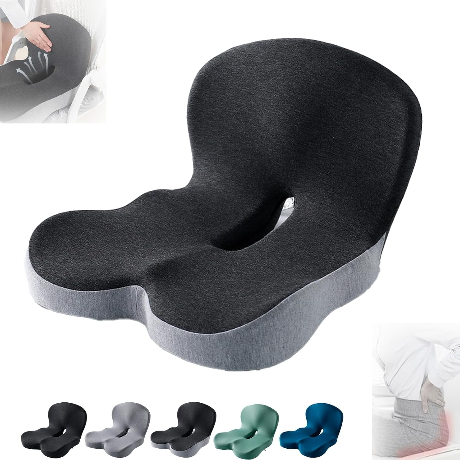 Memory Foam L-Shaped Integrated Seat Cushions,Memory Foama Office Chair ...