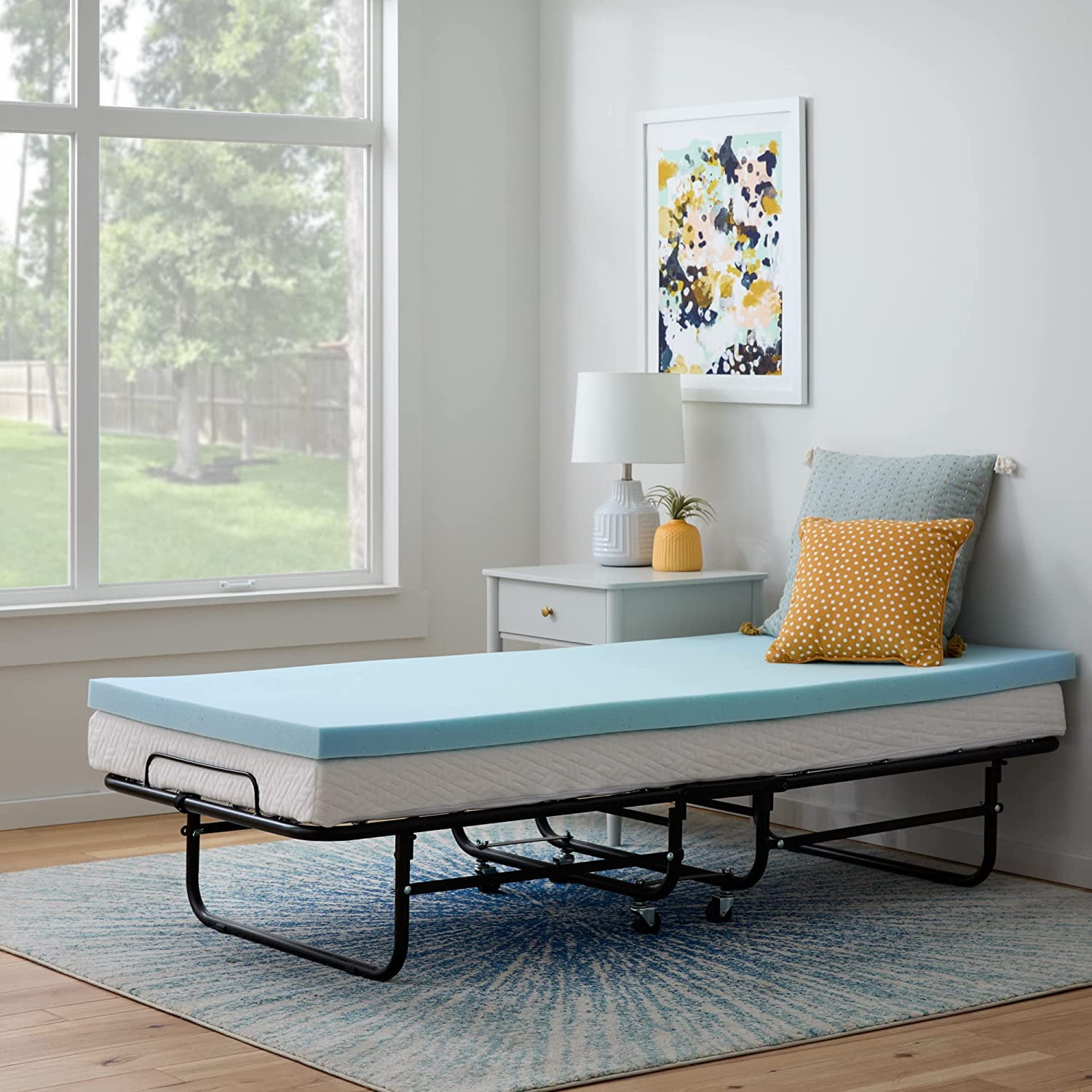 Memory Foam Mattress Topper - 2 Inch Gel Infused Memory Foam - Plush ...