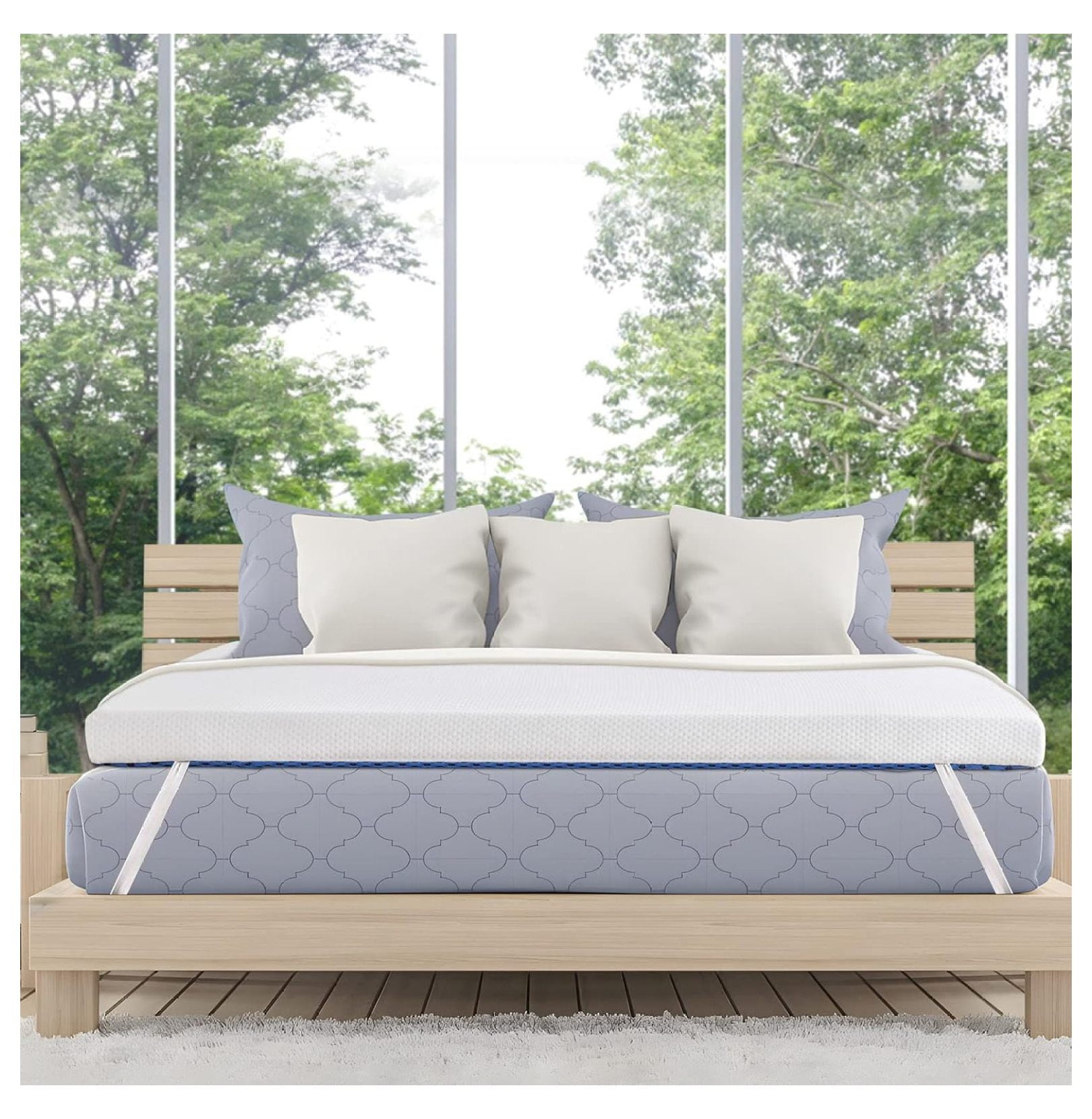 Memory Foam Mattress Topper ,Gel Swirl Cooling Foam Mattress Topper ...