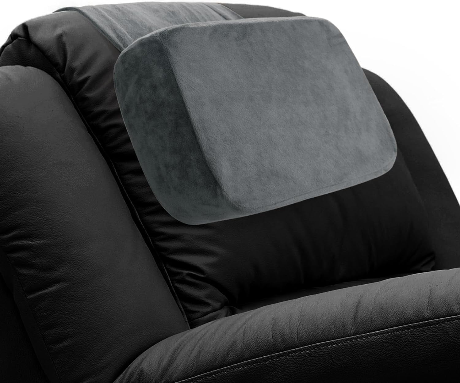 Memory Foam Neck Pillow for Recliner, Adjustable Headrest Cushion with ...