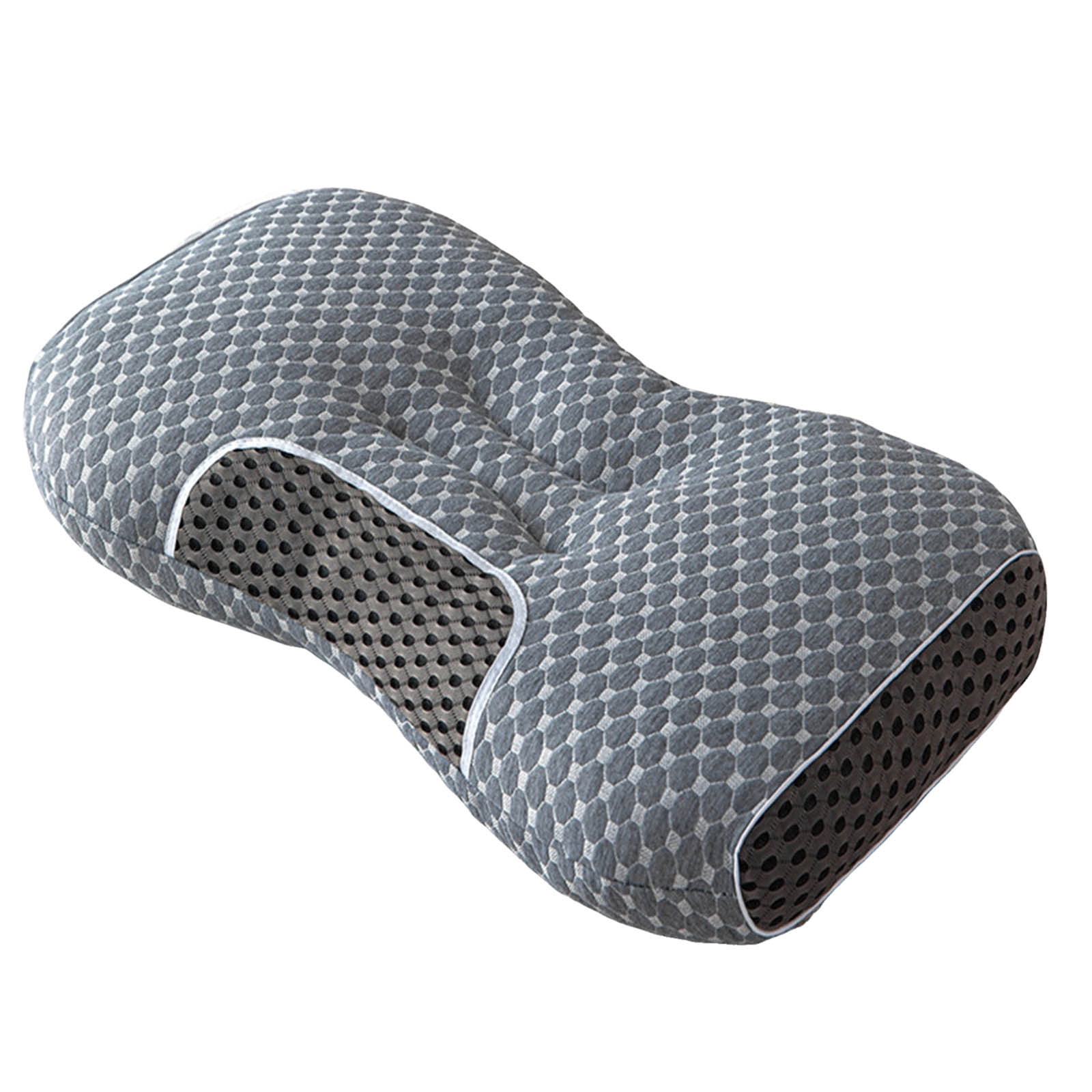 Memory Foam Neck Pillow for Sleeping - Ergonomic Cervical Support ...