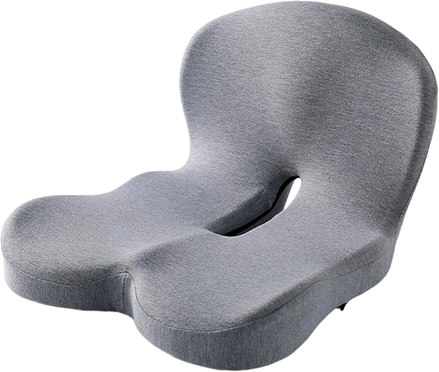 Memory Foam Office Chair Cushion, L-Shaped Integrated Seat Cushions ...