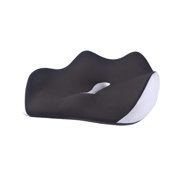 Memory Foam Sit Bone Relief Seat Cushion for Butt Lower Back Hamstrings ...