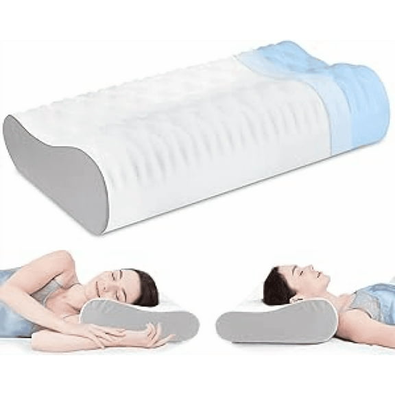 Cervical Neck Pillows with Memory Foam - Neck Pillows for Pain Relief ...