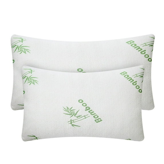 Memory Foam Pillow - Shredded Hypoallergenic Bed Pillow for Neck ...