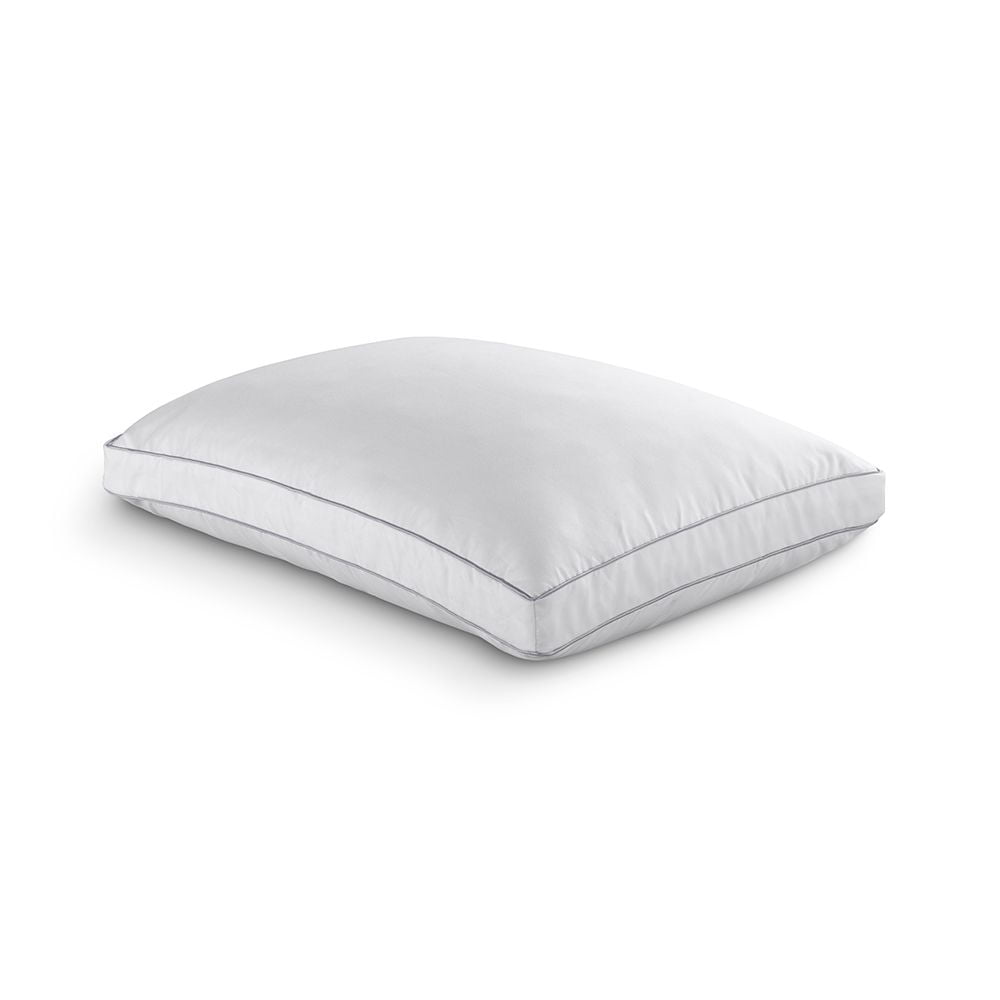 Memory Foam Puff Brushed Polyester White Pillow in Queen - Walmart.com