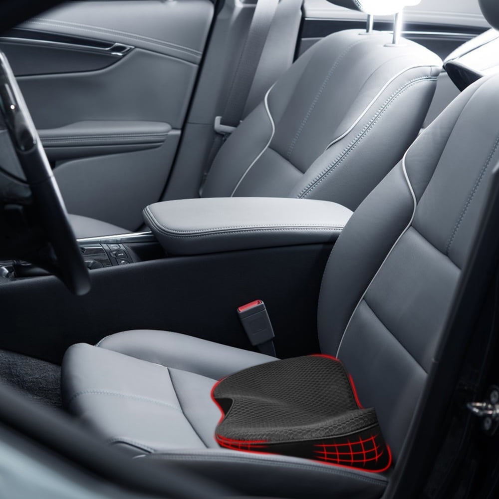 Memory Foam Seat Pad, Car Lumbar Support for Driving Seat Reduce ...