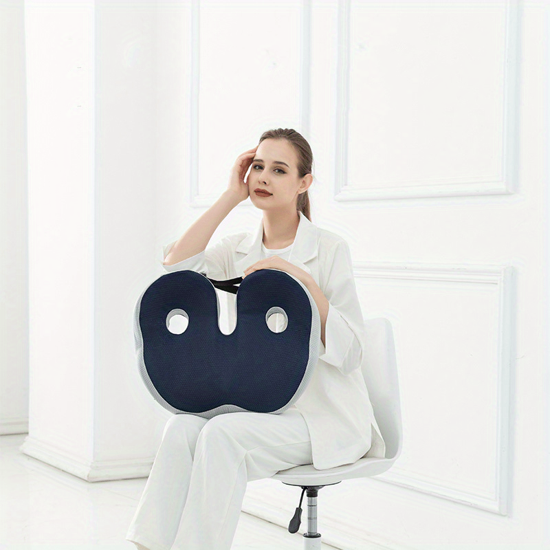 Memory Foam Sit Bone Relief Seat Cushion For Butt Lower Back Hamstrings ...