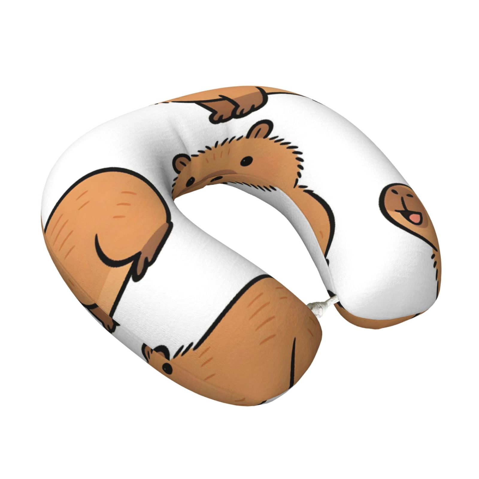 Memory Foam Travel Neck Pillow For Airplane Car Home Portable Soft ...