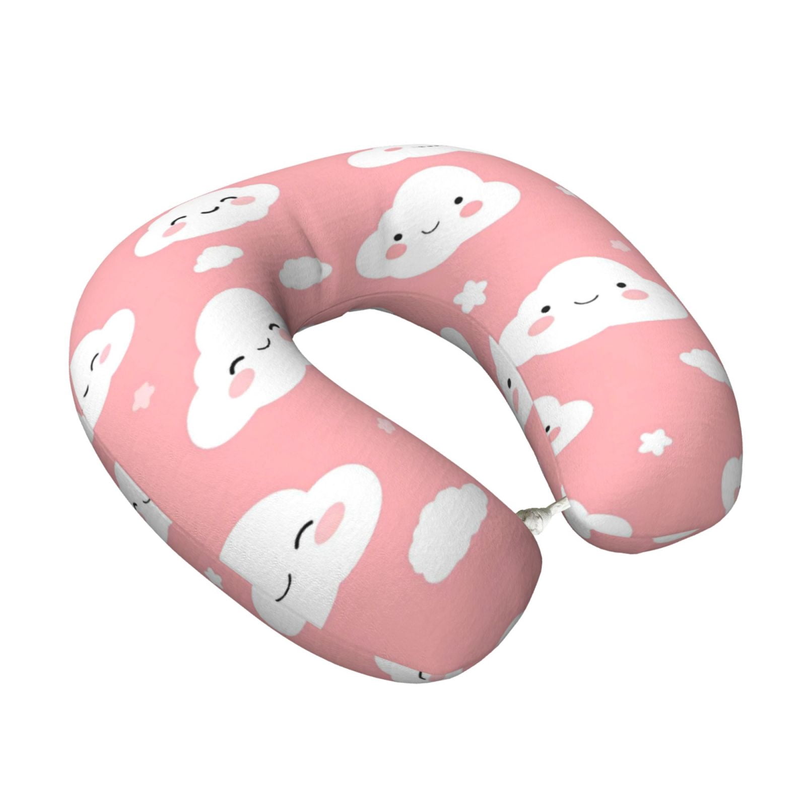 Memory Foam Travel Neck Pillow For Airplane Car Home Portable Soft ...