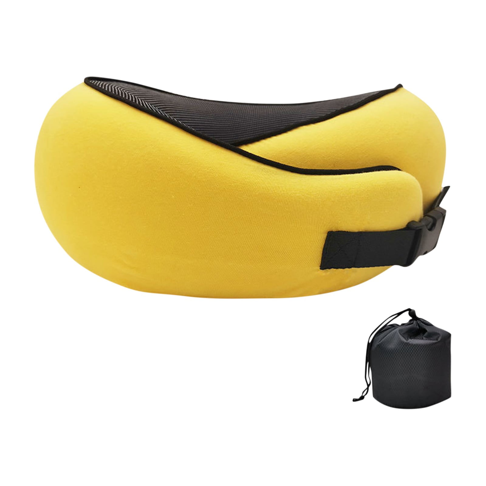 Memory Foam Travel Neck Pillow with Cervical Support - U-Shaped Plane ...