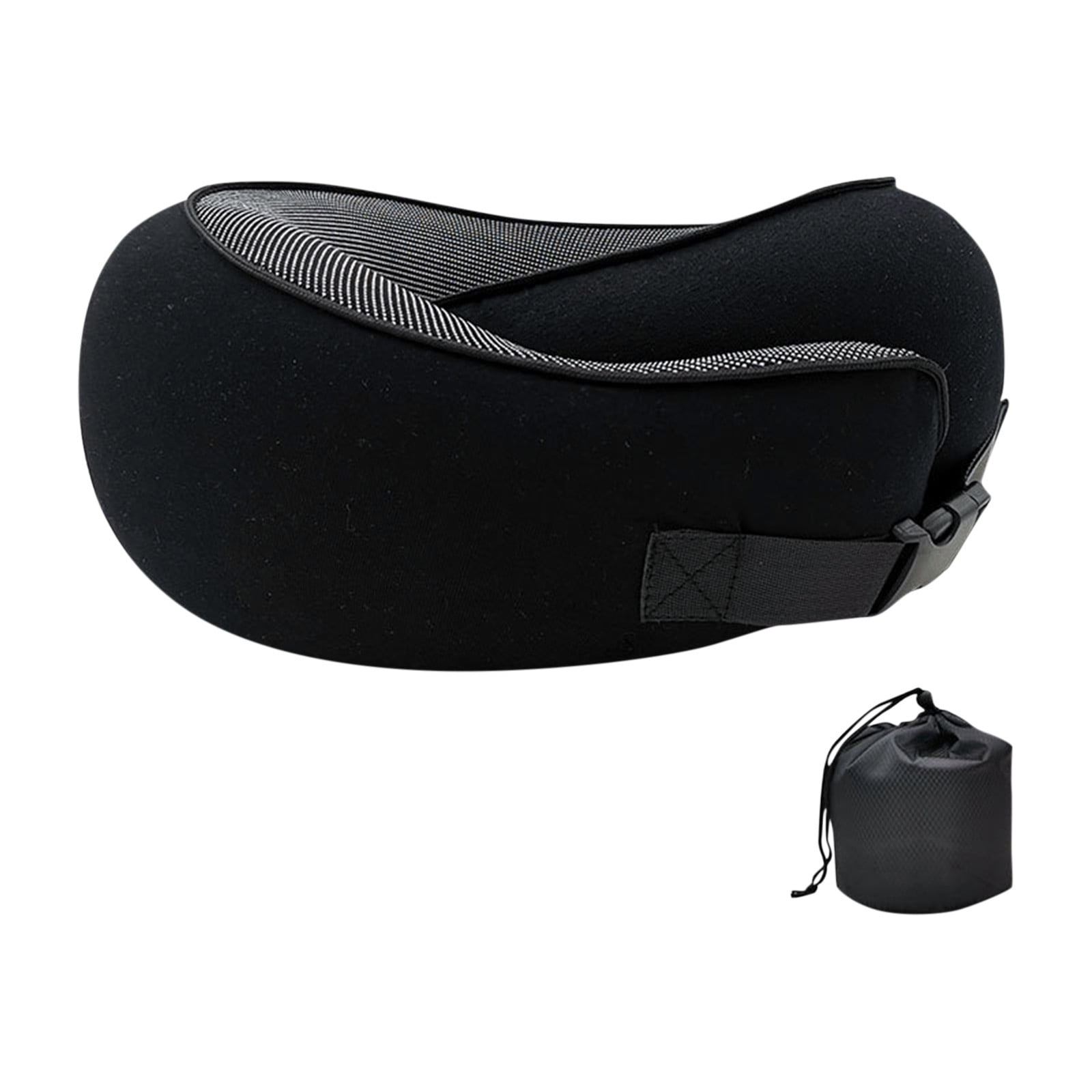 Memory Foam Travel Neck Pillow with Cervical Support - U-Shaped Plane ...