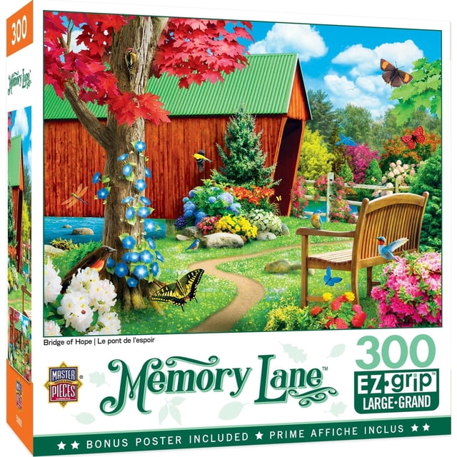 Memory Lane - Bridge of Hope 300 Piece EZ Grip Jigsaw Puzzle - Walmart.com