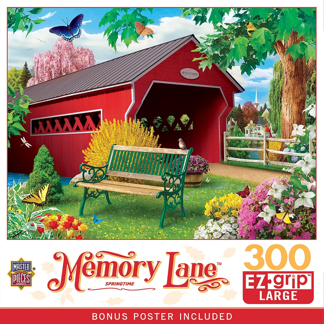 MasterPieces Memory Lane Springtime 300 Piece EZ Grip Puzzle - Walmart.com