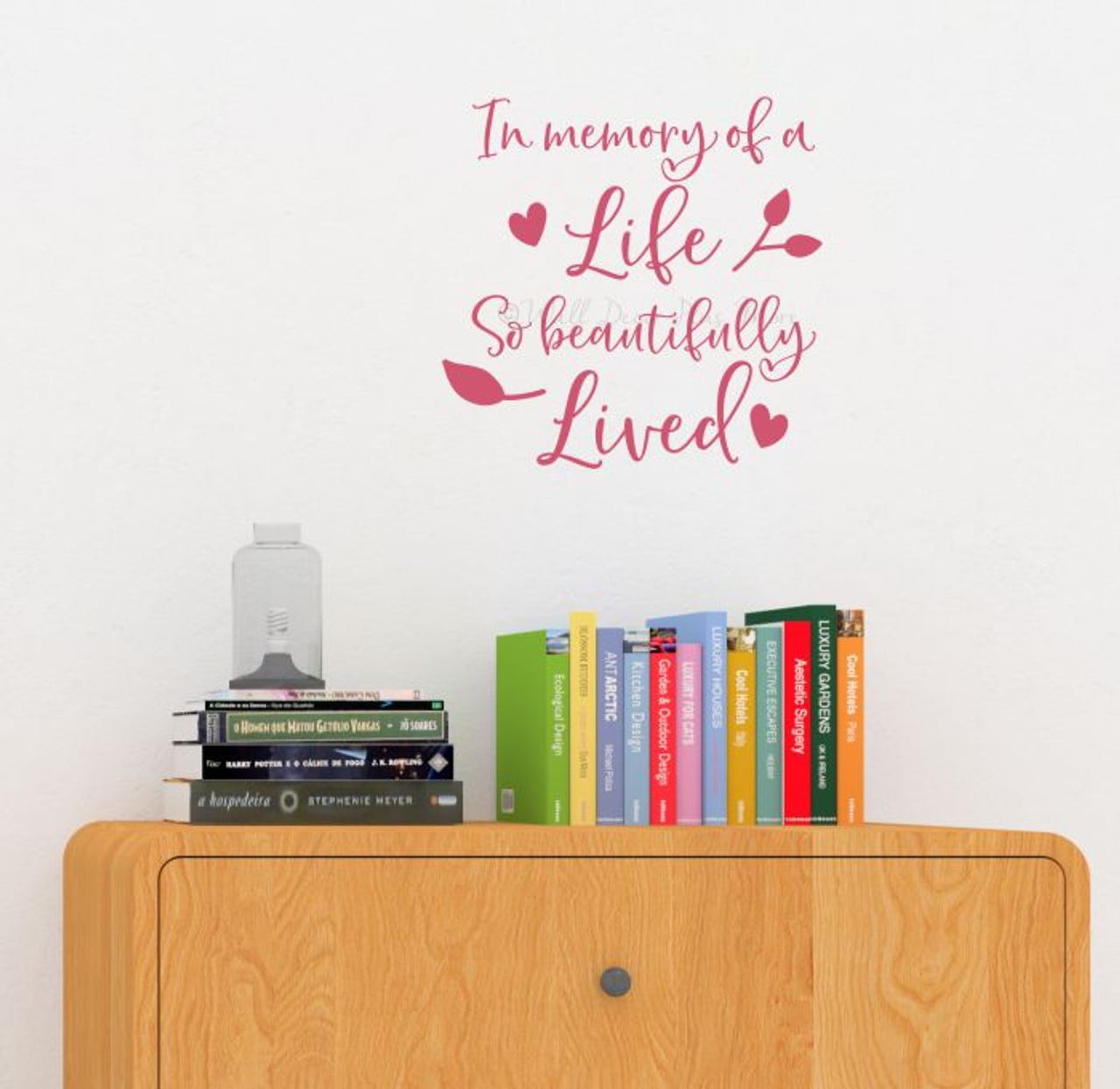 Memory of Life So Beautifully Lived In Loving Memory Wall Decals ...