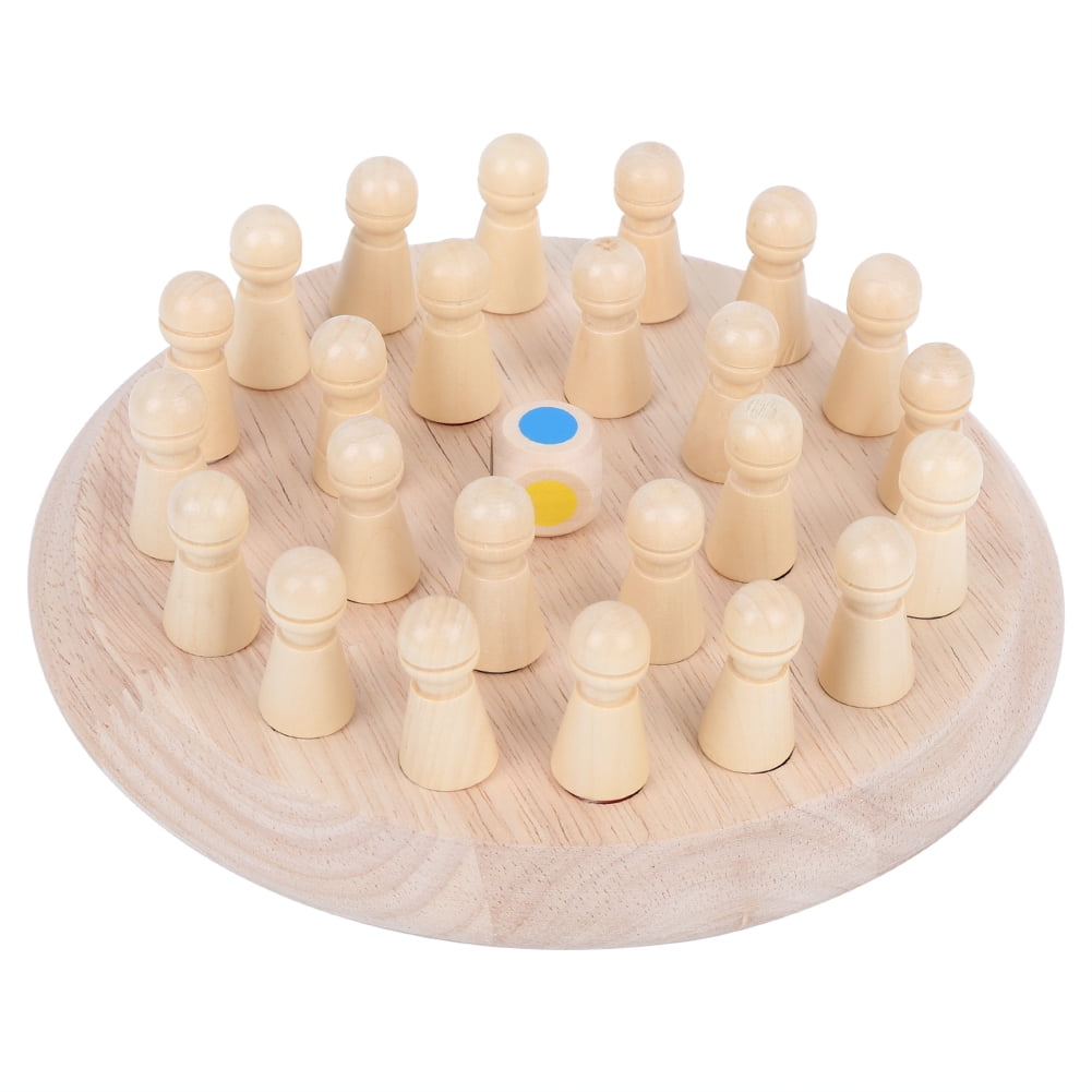 Memory Matchstick Chess Toy Wooden Color Parent-Child Interaction ...