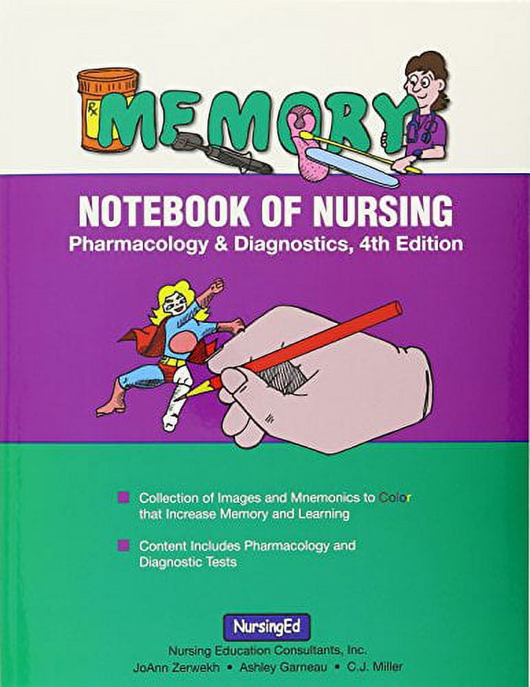 Memory Notebook of Nursing: Pharmacology and Diagnostics - Walmart.com