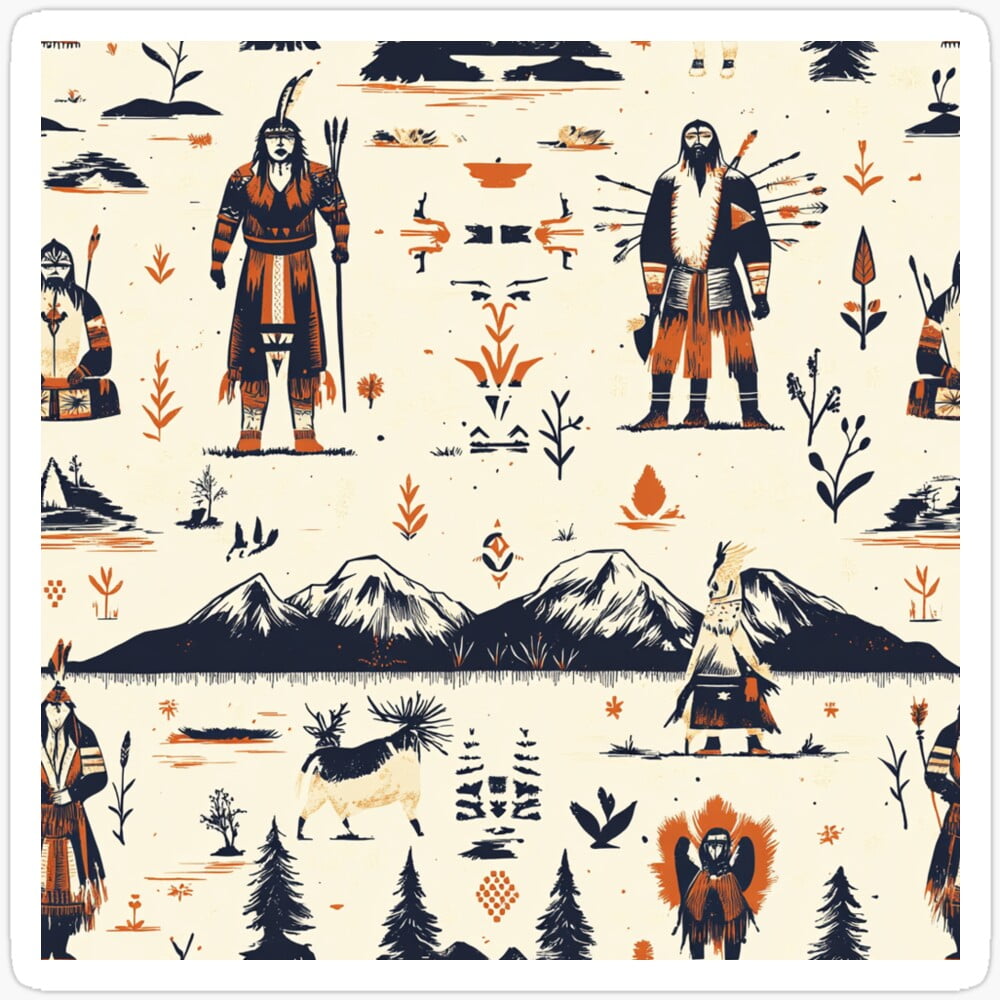 Memory Of The Native American Nations Sticker Kir-1818 - Walmart.com