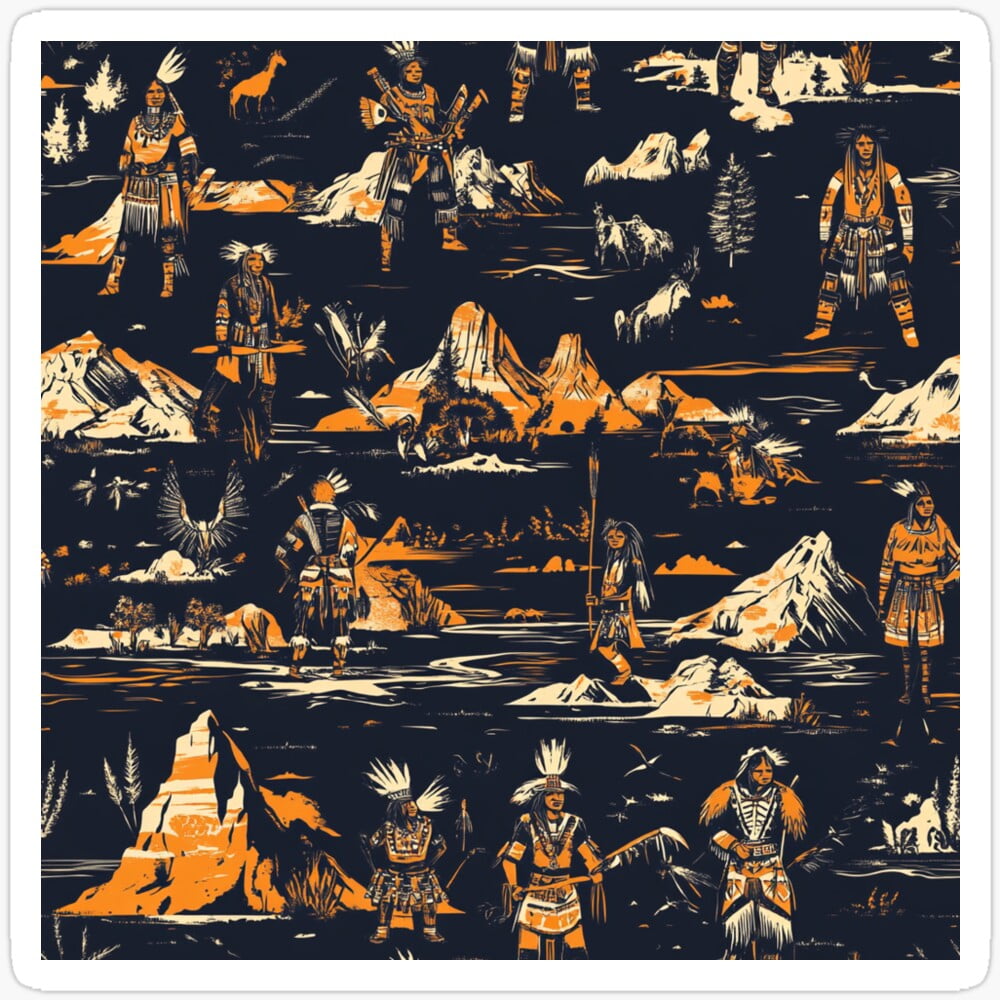 Memory Of The Native American Nations Sticker Kir-1823 - Walmart.com