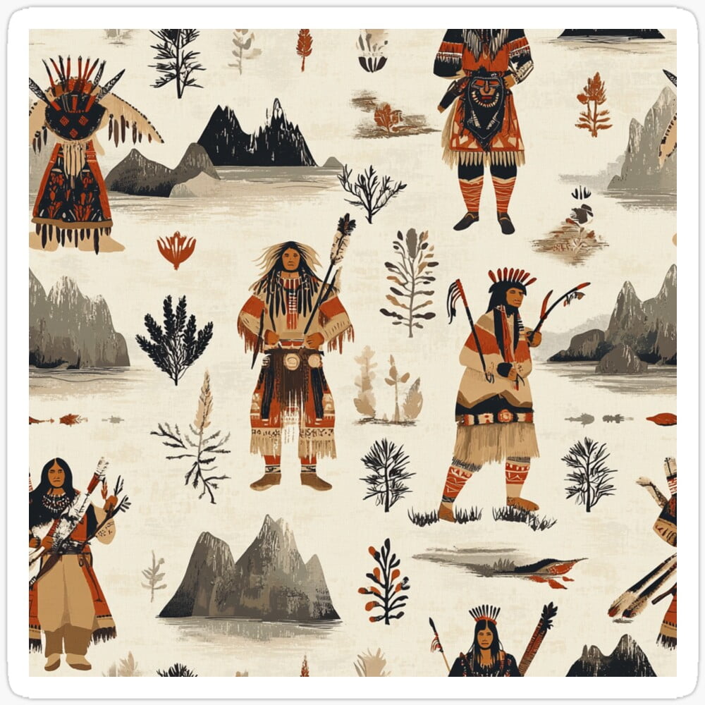 Memory Of The Native American Nations Sticker Kir-1826 - Walmart.com