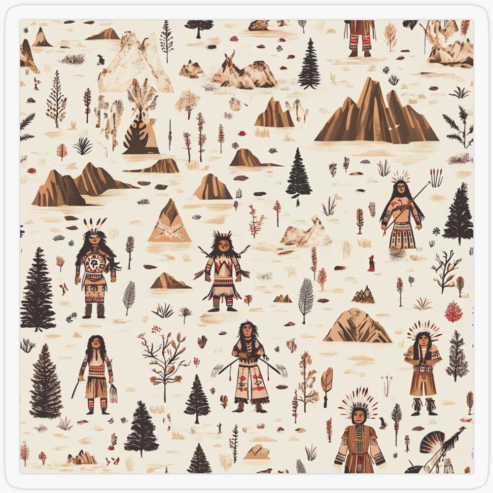 Memory Of The Native American Nations Sticker Kir-1830 - Walmart.com