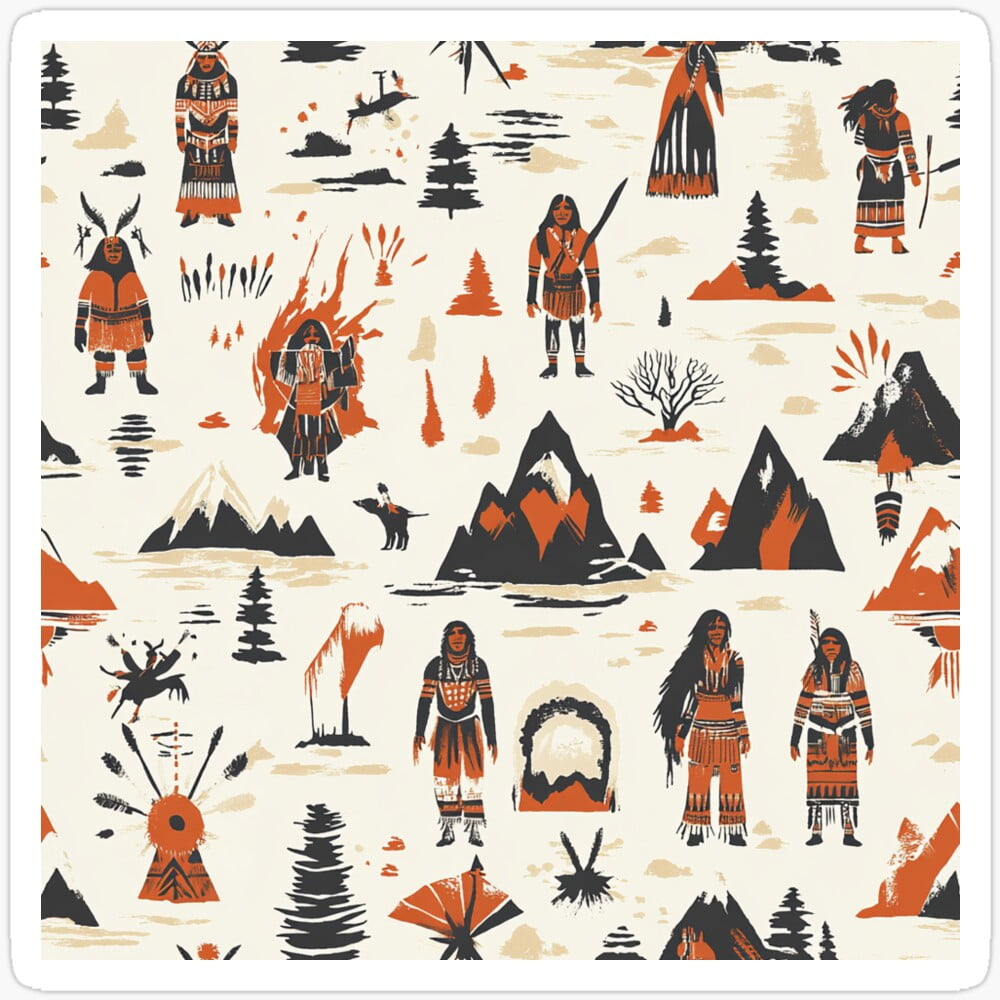 Memory Of The Native American Nations Sticker Kir-1833 - Walmart.com