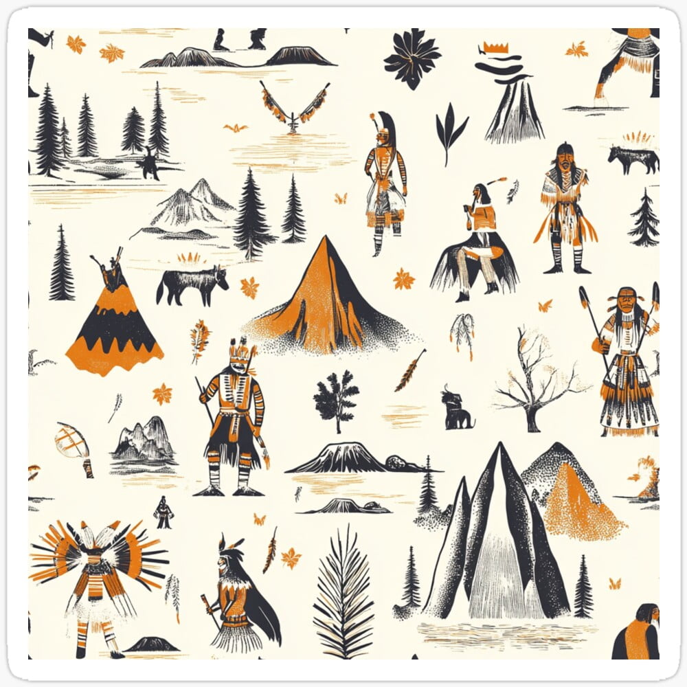 Memory Of The Native American Nations Sticker Kir-1844 - Walmart.com