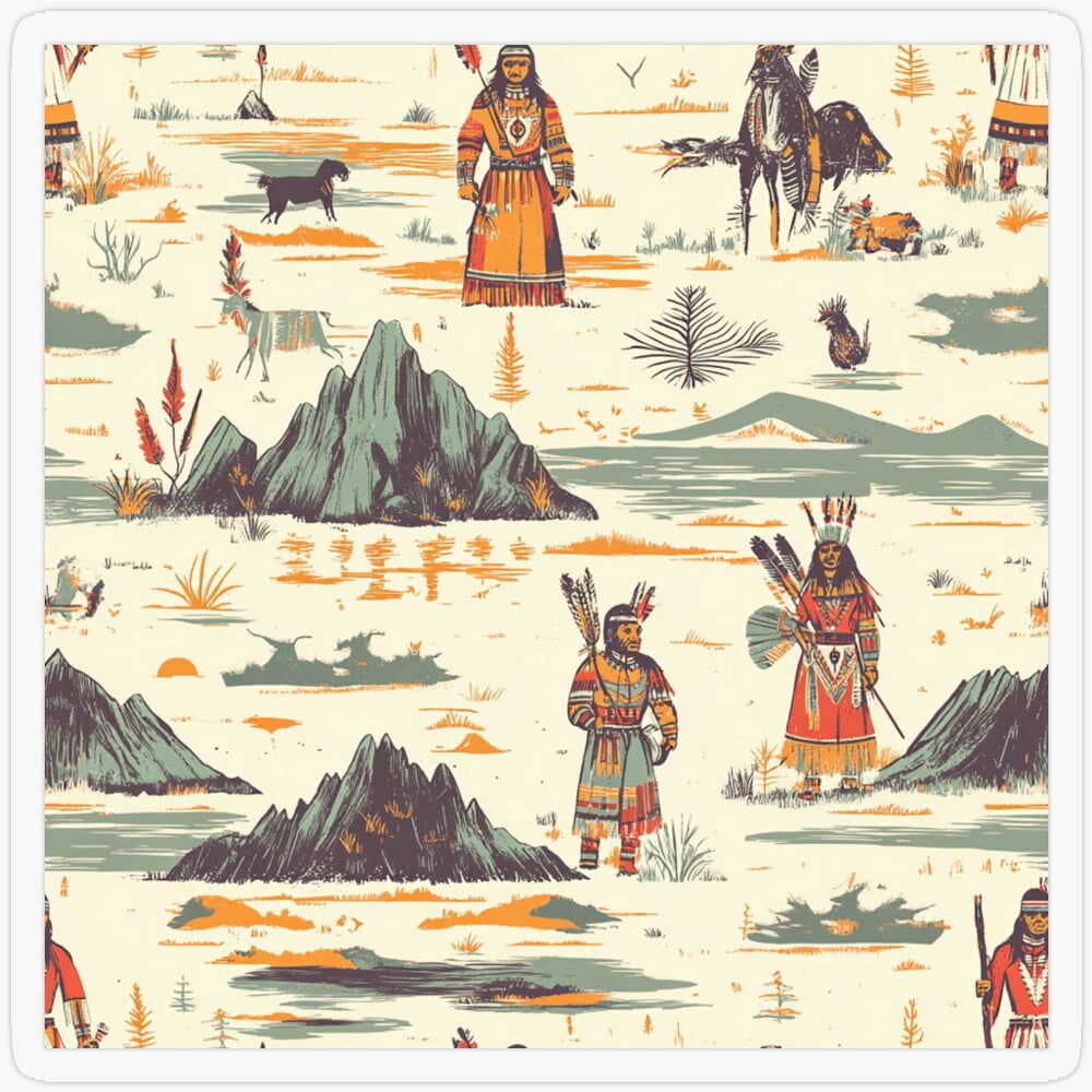 Memory Of The Native American Nations Sticker Kir-1846 - Walmart.com