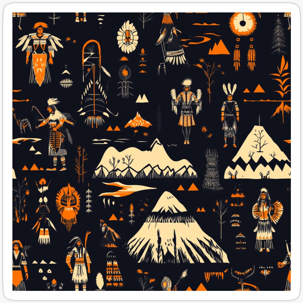 Memory Of The Native American Nations Sticker Kir-1854 - Walmart.com