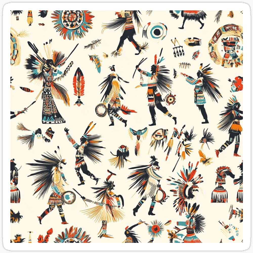 Memory Of The Native American Nations Sticker Kir-1984 - Walmart.com