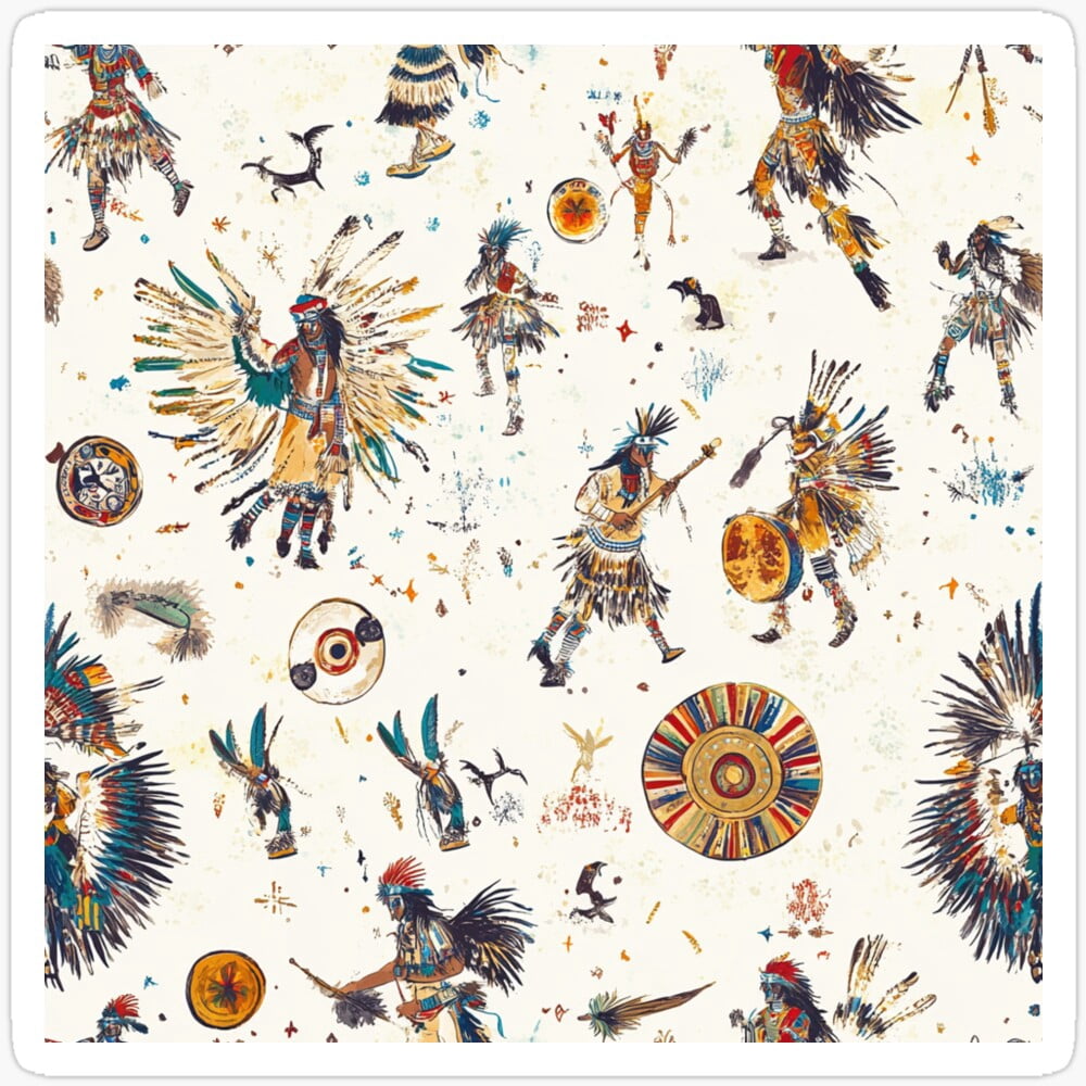 Memory Of The Native American Nations Sticker Kir-1988 - Walmart.com