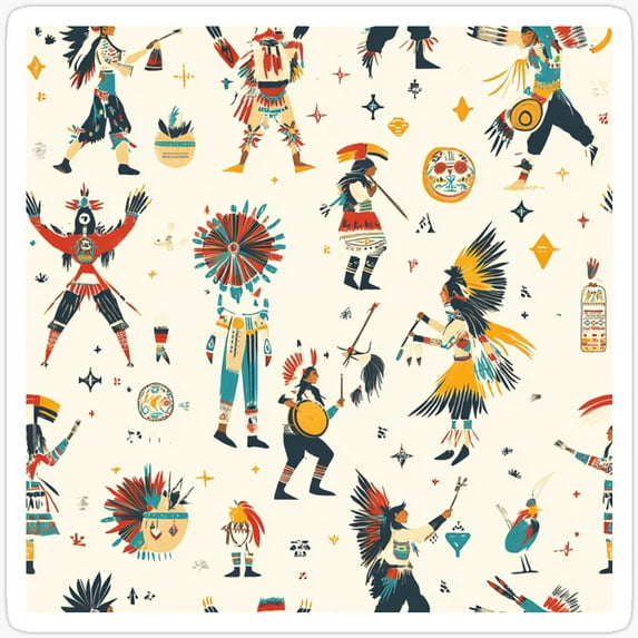 Memory Of The Native American Nations Sticker Kir-1995 - Walmart.com